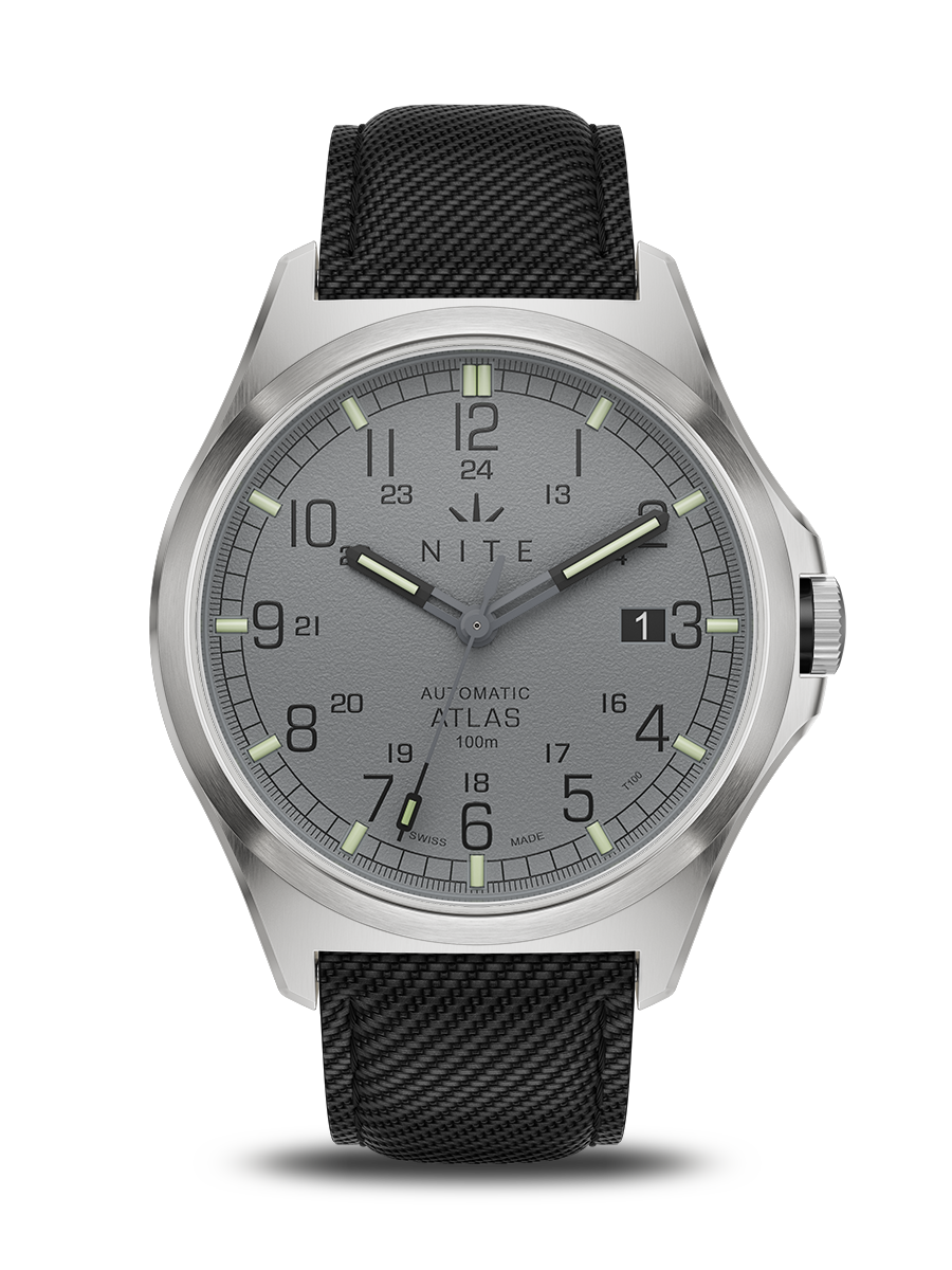 ATLAS LEATHER POLYMER HYBRID STRAP – NITE Watches UK